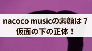 nacoco musicの素顔は？仮面の下の正体は韓国人なのか？！